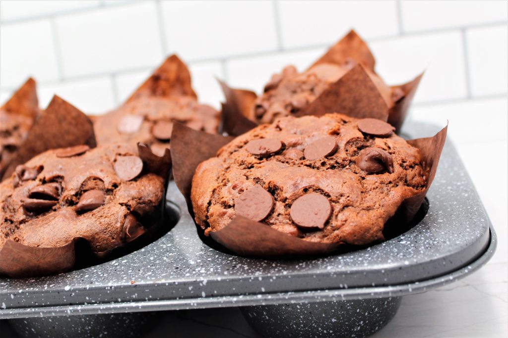 Chocolate Jumbo Muffins - Doug Bakes